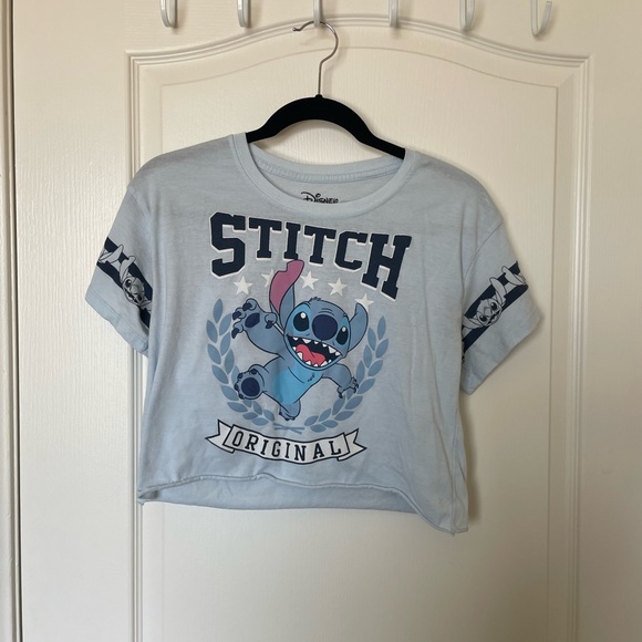 Disney | Tops | Lilo And Stitch Crop Top | Poshmark